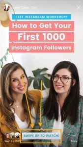 How to get the swipe up feature on Instagram - Elise Darma