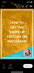 How to get the swipe up feature on Instagram - Elise Darma