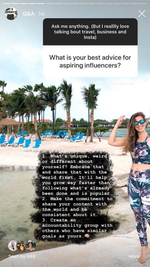 How to host a successful Instagram Stories takeover - Elise Darma